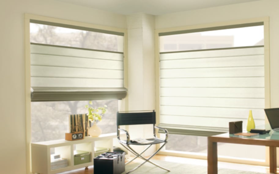 Custom Roman Shades & Roman Blinds | Sunburst Shutters, Shades & Blinds